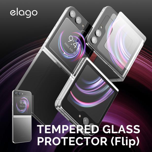 【製品仕様】… ◆ 対応機種 ： Samsung Galaxy Z Flip5 ( サムスン ギャラクシーZ フリップ 5 ) ◆ 内容物 ： ガラスフィルム × 1個、クリーニングワイプス × 1個、ホコリ除去テープ × 1個 ◆ サイズ...