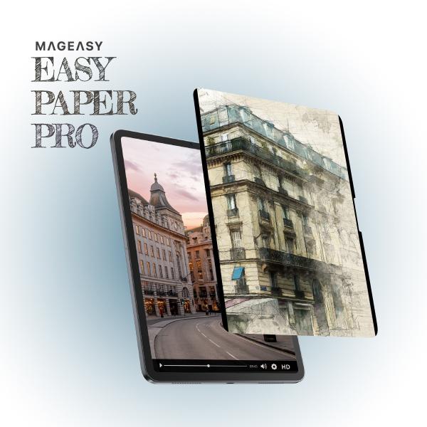 【製品仕様】… ◆ 対応機種 ： iPad Air 2024 13インチ M2 ( アイパッドエアー 13 2024年 ) ◆ 内容物 ： ペーパーテクスチャーシート × 1枚、保護スリーブ × 1枚、クリーニングクロス × 1枚、クリーニ...