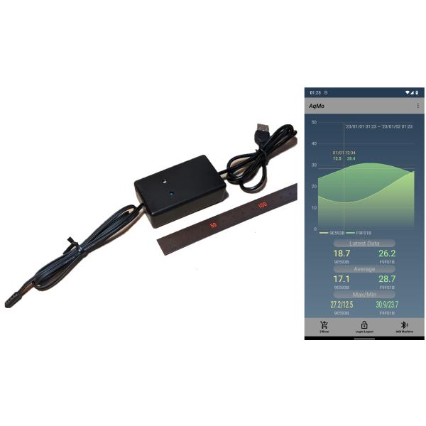 【発売日：2023年05月21日】[簡単設定]本機器のUSBプラグをACアダプタに挿して、日本語の取扱説明書（１枚のみ）を見ながら、アプリからアカウント作成・Wi-FiのSSIDとパスワードを入力するだけで、測定開始します。USBケーブルの...