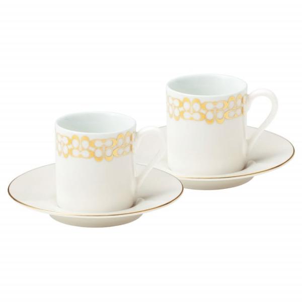 ソーサーの中央に箔押しプリントされたヘリテージ・ロゴとシグネチャー柄のコンビネーションがキュートなカップ＆ソーサー。上質なリラックス・タイムを演出。コーチは、1941年にニューヨークで創立されたグローバルファッション・ブランドです。クリエイ...