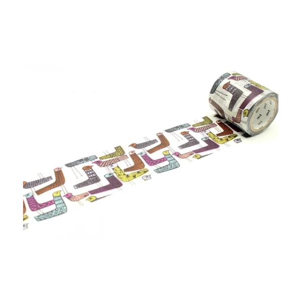 minaperphonenのマスキングテープ。【mingling】北欧の港に集まる海鳥たち。色んな種類の鳥たちが互いの様子を伺いながらも日向ぼっこをしたり只々ぼんやりしたり。のどかな風景の記憶。文房具やデスク回りに、デコレーション、アレンジ...