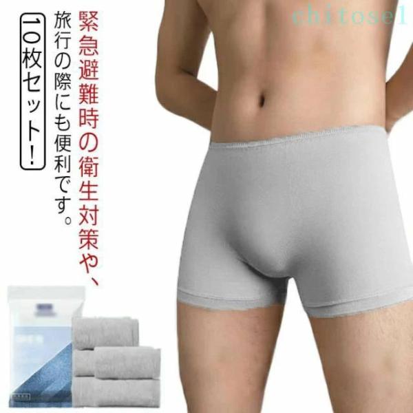 緊急避難時の衛生対策や、旅行の際にも便利です。  肌に快適な綿100％のコットンショーツです。  通気性、吸収性にすぐれています。  使い捨て前提に作られていますが、綿100％素材なので洗濯も可能です。                   ...
