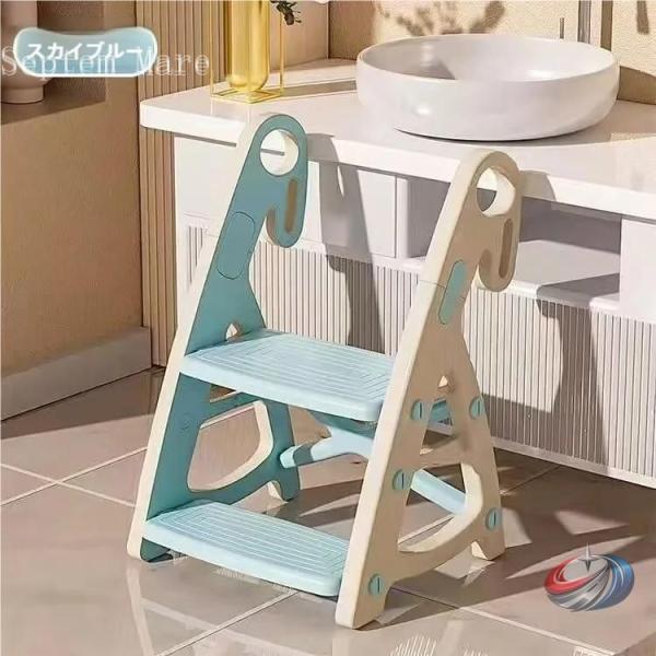 ■子ども用踏み台子供の手の届かない所に大活躍！自分ひとりで出来る喜びと成長♪■手洗い踏み台習慣を身につけるのに最適！軽いので洗面所に自分で運んで一人で手洗い♪■トイレ踏み台喜んでトイレトレーニング！踏み台があれば一人でもトイレに行ける♪■大...