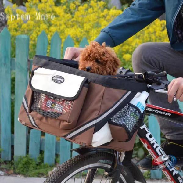 犬 キャリーバック サイクリング 10kg以内犬用 脱着式 自転車 お出かけ ペットキャリー 自転車カゴ 前かご 自転車バッグ 犬用 猫用 小型犬 通院 旅行 バイク