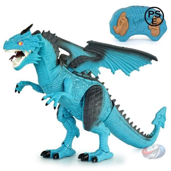 恐竜 リモコンと電気スプレードラゴン 恐竜スプレー 45cm 子供 おもちゃ 誕生日 プレゼント ドラゴン玩具 ラジコンドラゴン フィギュア 恐竜フィギュア