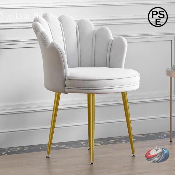 椅子 ドレッサーチェア 化粧椅子イス 鏡台用 寝室のフットレスト用 メイクアップスツール バニティチェア アクセントチェア リビングルーム用 多機能チェア スモ