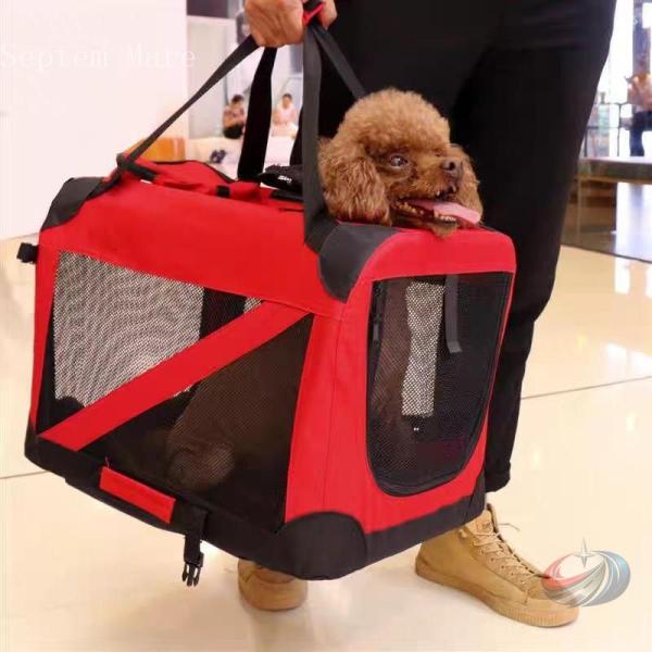 ペットケージ ソフトクレート ペットクレート シートボックス サークル 折りたたみ 犬 猫 小型犬用外寸：約50*35*35cm60*42*42cm72*52*52cm82*58*58cm95*65*65cmペットは、ドライブ中でもメッシュ...