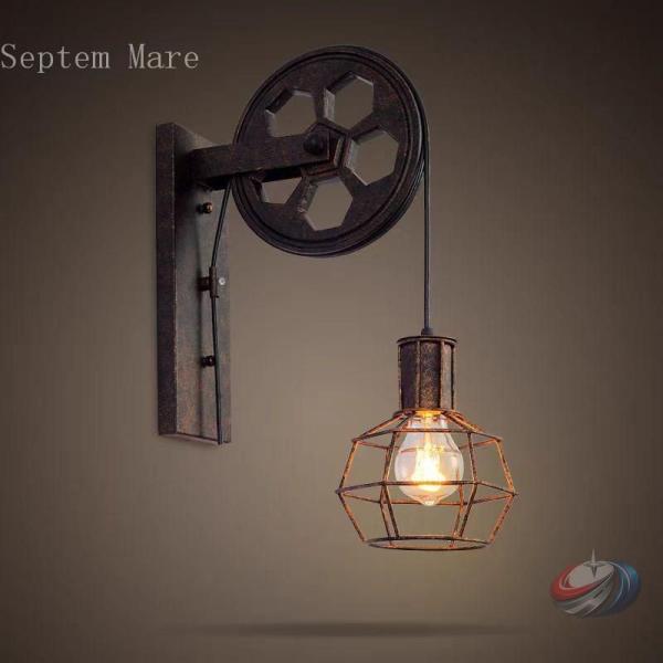 レトロ LED 壁掛け照明 ブラケットライト 照明 壁付けライト ランプ ウォール おしゃれ アンティーク ヴィンテージ インダストリアル マリン ウォールライト