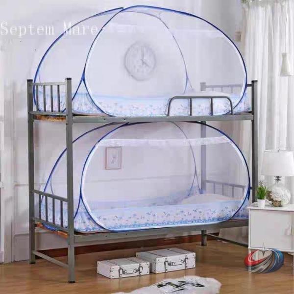 侵入禁止 蚊帳 ワンタッチ 折りたたみ式 180cm×195cm セミダブルサイズネットで蚊などの虫の侵入を防ぎます。底面部分にもネットが無い為、布団などの上からかぶせて使用できます。組み立て不要の折りたたみ式の為、セッティングが簡単です。...