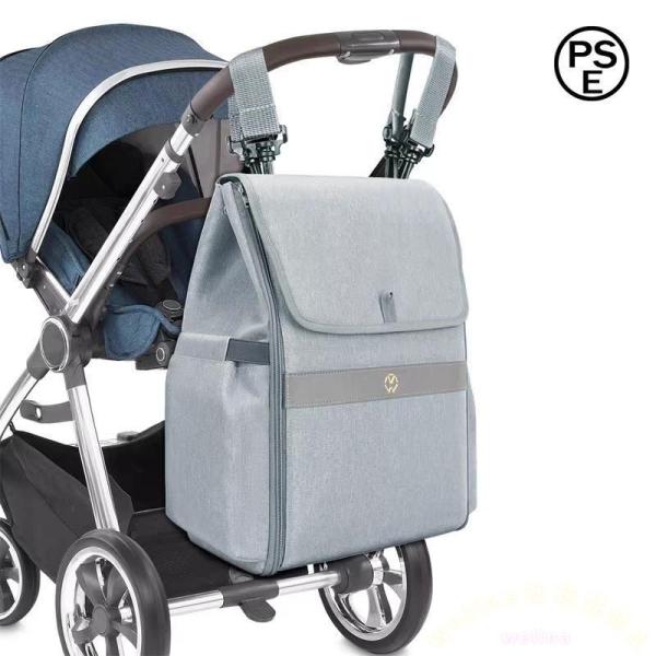 防水素材：私たちのおむつバックパックは、滑らかなジッパー付きの耐久性と防水性のあるポリエステルでできており、こぼれや汚れに強く、拭き取りが簡単です。シンプルでスタイリッシュなデザインで、細かいステッチが施され、長時間使用するのに十分な耐久性...