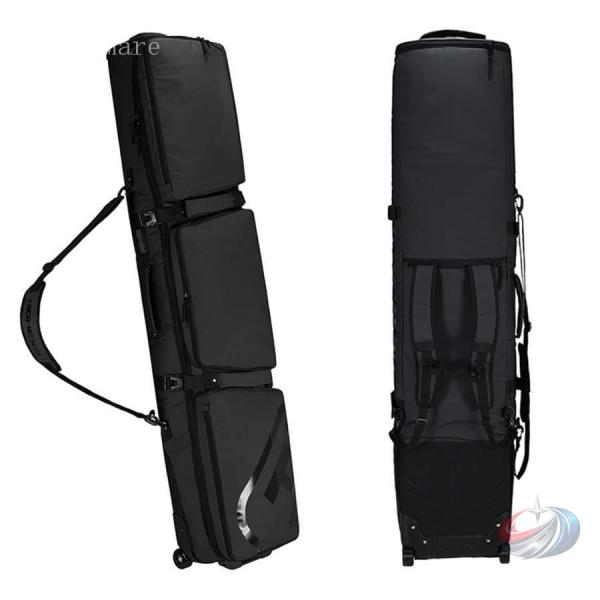 防水 スノボ バッグ リュック ケース スキーブーツ バッグ リュック可能) 耐低温コーナーホイール バックパック ウェア、板、ブーツ、アクセサリーなど収納可 15