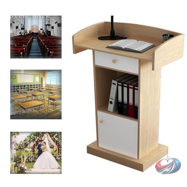 演台 司会者台 表彰台 ソリッドウッド書見台会議室へようこそ表彰台表オフィストレーニングレセプションデスク 表彰台、会議室プレゼンテーション、ホスティング