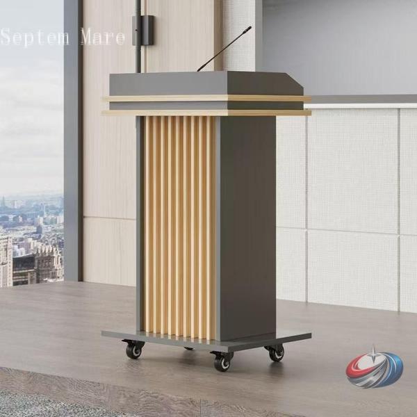 【立て式移動可能講演台】人間工学に基づいた立て式移動可能講演台は、座るから立ちまで高さも調整できます。 4つのキャスターにより、使用時にスムーズに移動できます。仕事でスピーチをするときの日常生活を満足させます。【大きな収納スペース】演台は十...