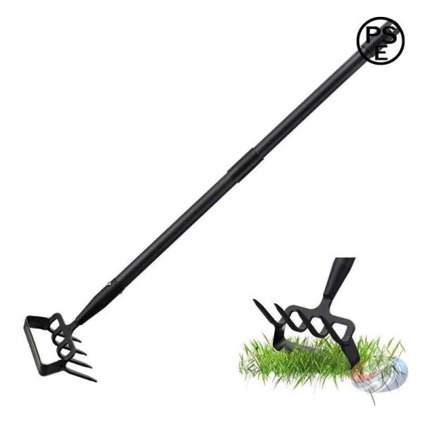 【幅広い用途】この草刈り機は必要な庭の鋤の道具で、草取り、溝を開け、種を蒔き、土を放し、種を蒔き、栽培し、野菜や花を植え、雑草を抜くなどに適用します。【絶妙な素材・便利ツール】庭鍬は錆びにくい高品質なステンレス製で、市場にある多くの木製ハン...