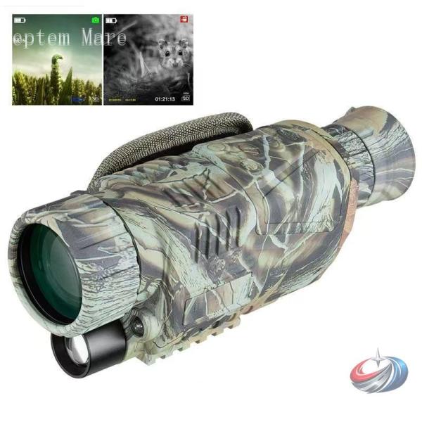 暗視スコープ 軍用 赤外線 デジカメ ナイトビジョン 高倍率望遠鏡 赤外線スコープ 暗視鏡 赤外線サーマル単眼鏡 スーパーズーム 撮影 録画 昼夜兼用 監視 狩猟
