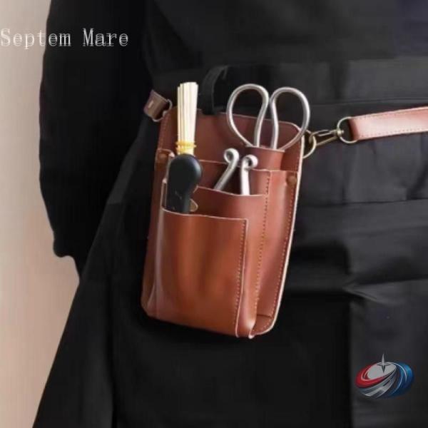 フローリストケース シザーケース ガーデニングポーチ 本革 フロリストツールセットプロフェッショナル庭師日本の花芸術フラワーアレンジメントはさみワイヤーテ