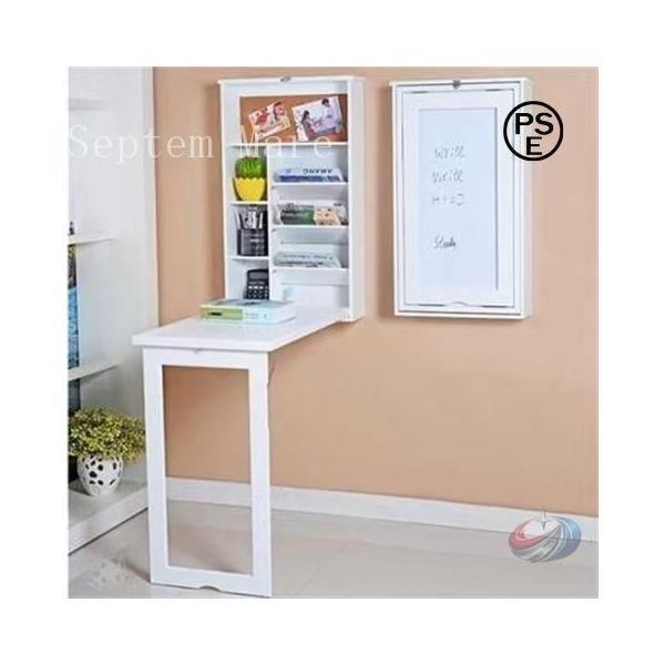 【エレガントなデザインとモダンなスタイル】ウォールテーブルのデザインはモダンでシンプルです。 木製で、壁に取り付けられた非常にユニークなデザインです。 リビングでも書斎でもオフィスでも。[省スペース &amp;amp;amp;amp;amp...