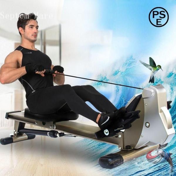 【Quvvrev 安定した手漕ぎスポーツ用品】：この家庭用ローイングマシンは、滑らかで細長いI字型のシングルトラックを備えています。グライド時の滑らかさ。すべての年齢のユーザーに適しています。自宅やオフィスで水漕ぎをシミュレートするスリルを...