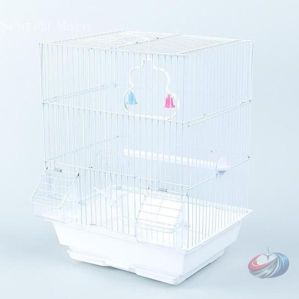 ◆通気性抜群文鳥やカナリアなどのフィンチからセキセイインコなどの小型インコが過ごせる鳥かごです。金網のため通気性がよく、ケージ内の空気循環を確保できます。◆止まり木・エサ入れ・ブランコが付属エサ入れにはそれぞれカバーが付いており、食べこぼし...