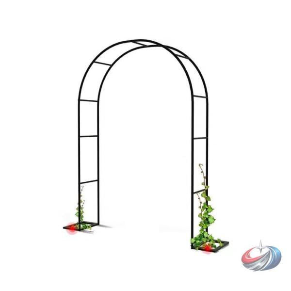 錆び ない フラワーアーチ 幅 80/120/140/180/200/240/280/300/350cm ガーデン薔薇アーチ ローズトレリス 棚 金属製 アイアンアーチ 植物登山用 ブドウ棚 葡萄棚*海外製品のため、輸送時に外箱の擦れや凹み...