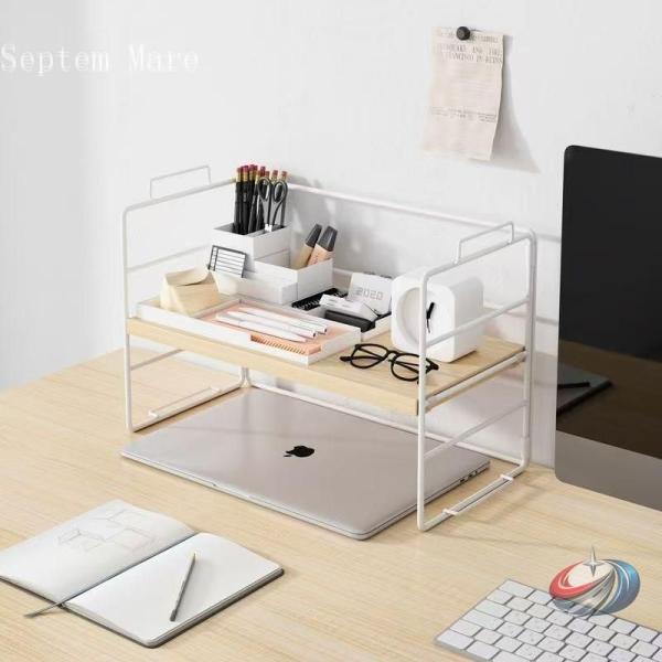 【素材＆デザイン】木目のシンプルデザインのヴィンテージ風の質感を表現しました。厚みのある高密度合成木板を使用し、光沢感があり、高級感を演出します。【簡単高さ調節可能】可動式棚板のオープンシェルフは、収納されたいものの高さにより調整できます。...