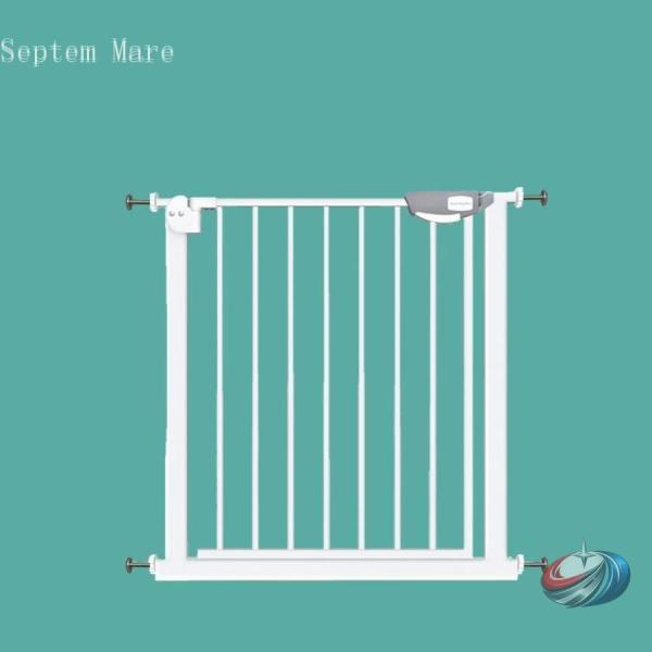 ベビーゲート 取り付け簡単 階段 ペットゲート とおせんぼ 階段下 赤ちゃん 柵 おしゃれ 白 ホワイト ベビーガード フェンス 拡張フレーム スチール 突っ張り