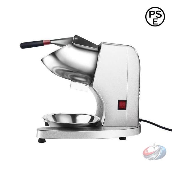 【楽々な電動式 操作簡単】簡単な操作のための電気（プラグイン）電源、シンプルなデザイン、いつでも働く準備ができています。効率の良いアイスクラッシャーを持ち込み、ダブル刃デザイン、1時間あたり最大95 kg のかき氷を粉砕します。電動かき氷器...