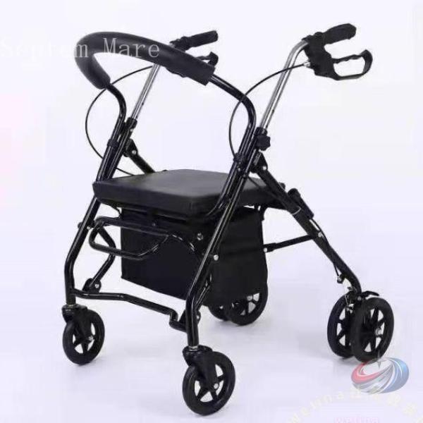 YLOVABLE シルバーカー 座れる 軽量 シルバーカー コンパクト 高さ調節可 シルバーカー 軽量 年寄りの押し車 アシストウオーカー 自立歩行補助 折り畳み式 歩行