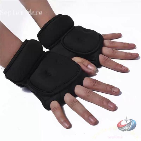加重手袋1kg、サンドバッグウェイトベアリングトレーニンググローブジムボクシング、プルアップ、クロストレーニング、通気性のための手首サポート付きフィット