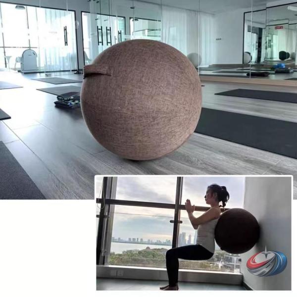 ?耐久性：ボールチェアボールカバーには、エレガントで洗練された外観がありますが、それは選択された綿とリネンの複合フリース、非常に耐久性のある、身体的、滑り止め、そして汚れの抵抗力があります。内側のボールは私達の最高の品質の粉砕のトレーニング...