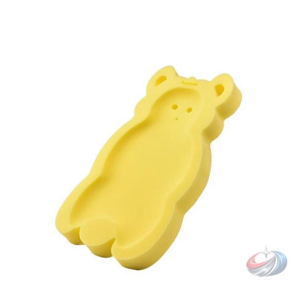 【スポンジバスマット】沈みすぎない程よい固さのスポンジバスマット。赤ちゃんを寝かせて両手で洗えるので、赤ちゃんもパパママも快適！【安定感抜群】中央に窪みがあるので、寝かせた時の安定感も抜群！ベビーバスの中だけでなく、お風呂の床、キッチンや洗...