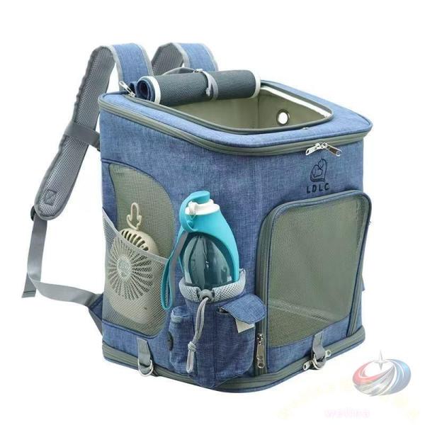 サイズ：40cmｘ31cm ｘ43cm ;折り畳み収納が出来るので、押入れやクローゼットの隙間に立てて収納できます。わずか1.9?のキャリーバッグは女性一人でもペットを動物病院へ連れて行けます。 おすすめペット：猫（小型・２匹可能）・小型犬...