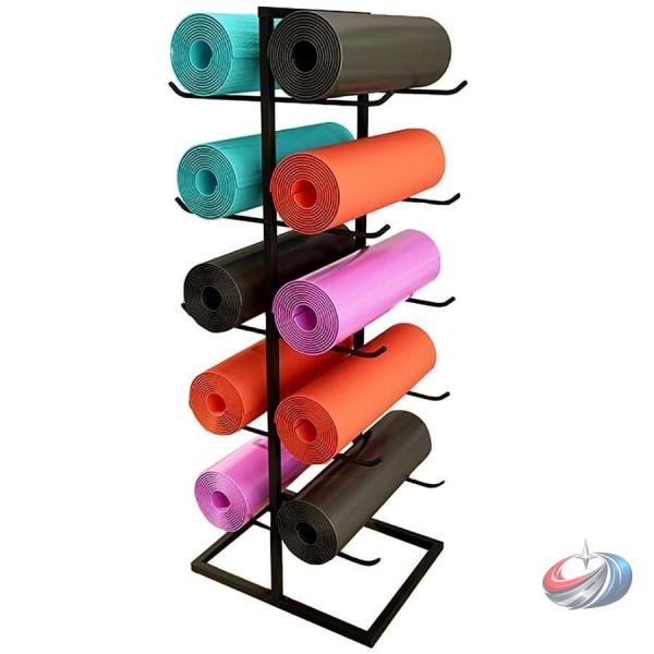 【金属構造】：高品質の金属を使用し、表面は酸化防止と防水塗装層でコーティングされており、安定して耐久性があります。【大容量】：10マット：50×40×130cm / 19.7×15.7×51.2インチ。 20マット：60×40×130cm ...