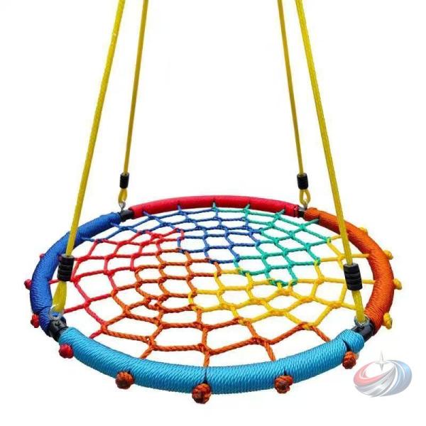 【吊り下げ式 ブランコ の素材】吊り下げ式 ブランコ のロープはPEロープから純粋に手作りされており、健康的で環境に優しく、丁寧な仕上がりで、エッジや角がなく、滑らかで滑らかです。ブランコは4つの鉄製フープで構成されており、取り外し可能で取...