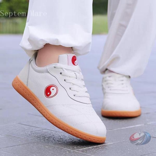 太極拳シューズカンフーシューズ革太極拳用シューズ功夫靴太極拳靴武術拳法トレーニングシューズ男女兼用全店2点