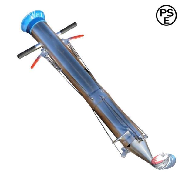 手動式移植器具土の穴あけと植え込み、2つの作業が同時に行えるので簡単にきれいに苗を植えこむことができます。本体の尖った方を植え込む土に差し込み、投入口に苗を入れます。ハンドルを握りながら持ち上げればもう植付け完了！筒の内径は直径7.5cmで...