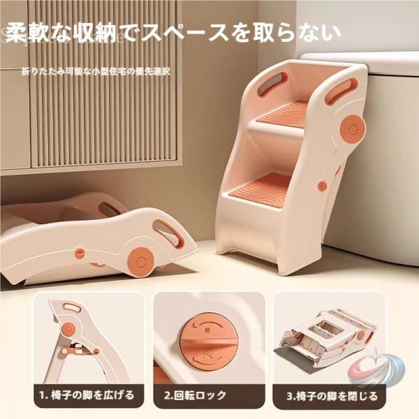 ■子ども用踏み台子供の手の届かない所に大活躍！自分ひとりで出来る喜びと成長♪■手洗い踏み台習慣を身につけるのに最適！軽いので洗面所に自分で運んで一人で手洗い♪■トイレ踏み台喜んでトイレトレーニング！踏み台があれば一人でもトイレに行ける♪■大...