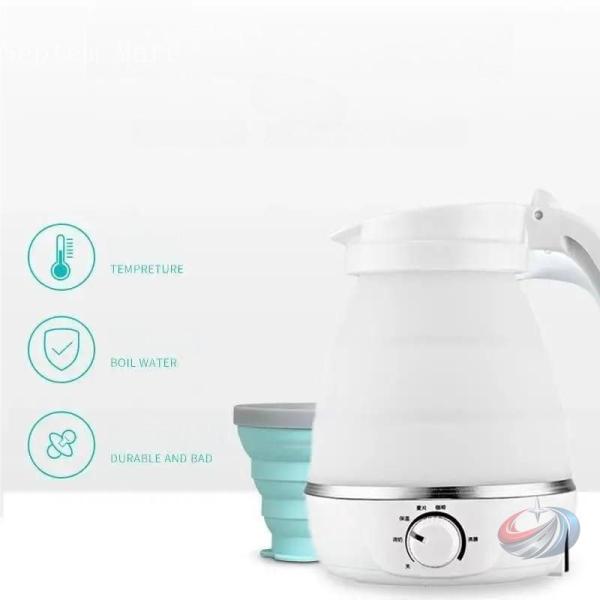 ■特徴・折りたたむと約3分の2のサイズになりコンパクト・自動で約60?65度に保てるKEEP WARMモードと　85℃以下で再加熱されるBOILモードのダブル・スイッチ切替で100?240Vの電圧に対応、海外でも使える・容量0.6Lで1?2...