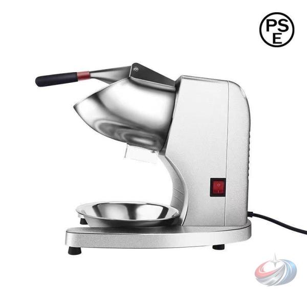 【楽々な電動式 操作簡単】簡単な操作のための電気（プラグイン）電源、シンプルなデザイン、いつでも働く準備ができています。効率の良いアイスクラッシャーを持ち込み、ダブル刃デザイン、1時間あたり最大95 kg のかき氷を粉砕します。電動かき氷器...