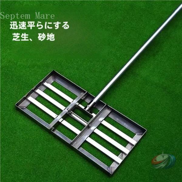 熊手 レーキ ハンドレーキ 芝生レーキ サッチ取りレーキ 芝生レベリングレーキステンレス鋼レベル土壌または汚れ地表面を簡単に TREEECFCST 903