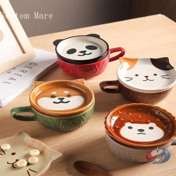 ■商品コード：liang013-marogf60035144■セット内容▼-マグカップ?フタ付き■素材?陶器■対応機器電子レンジ○ / オーブン○ / 食器洗浄機○ / フリーザー○■詳細※ 猫グッズ集めしてる友達への誕生日プレゼント?引っ...