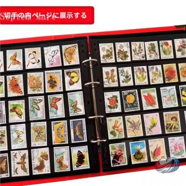 手作りの革縫い、上品な見た目、繊細な手触り、丈夫で美しい。ルーズリーフは平らで厚みがあり、長期間使用してもコインが変形することはなく、コレクションを大切に保護します。さまざまなサイズのスタンプ、スタンプ、正方形、お土産などに適しています。エ...