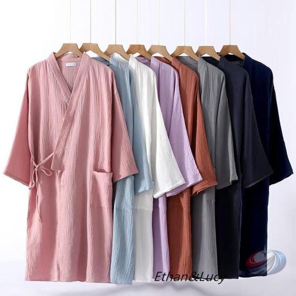 商品情報★素材：綿★サイズ：女：L 着丈105cm バスト108cm 肩幅44cm 袖丈54cm 適用体重55-60kgXL 着丈107cm バスト115cm 肩幅46cm 袖丈56cm 適用体重60-70kg2XL 着丈110cm バスト...