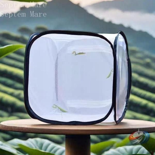 1.ケージは使用していないときに折り畳むことができ、スペースを占有しません。2.サイズ：A【30*30*30cm 】B【40 * 40 * 60 cm】 C【 60×60×90cm 】3.PVC面で爬虫類と蝶などの繁殖と飼育を観察しやすいで...