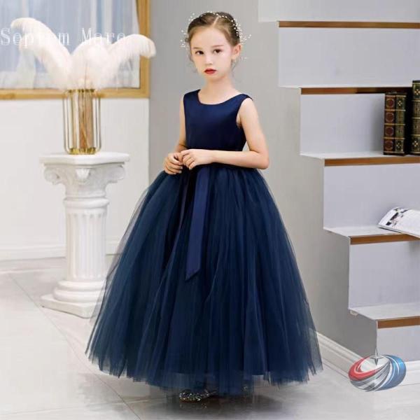 ドレス 子供 プリンセス フォーマルワンピース ノースリーブ チュール レース 結婚式 発表会 子供ドレス キッズドレス ジュニアドレス パーティードレス 春夏秋 お祝日 七五三 お宮参り 記念日 記念撮影 セレモニー イベント ピアノ発表...