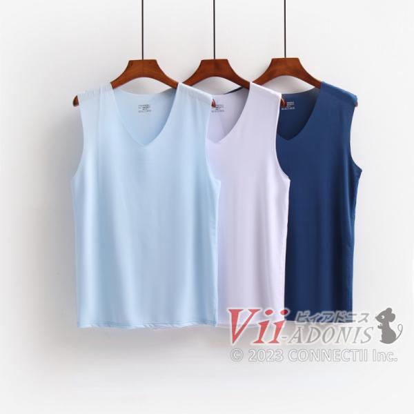 2026 秋冬インナーシャツ ノースリーブ タンクトップ メンズ 接触冷感 インナー 冷感インナー 肌着 メンズ メンズ下着シャツ 脇汗パッド 汗取りインナー 速乾 クールインナー インナーシャツ シームレスインナー 夏用インナー 涼しい ...