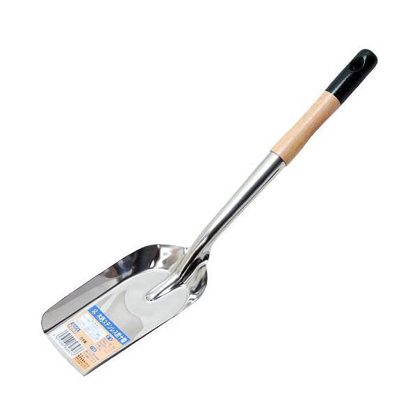 爆買 園芸用品 木柄ステンレス炭十能 千吉 [4977292623476] CJ-5 藤原産業