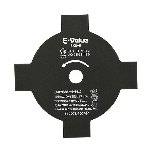 爆買 園芸用品 e刈払機用刈刃  230X4P [4977292641029] E-Valu 藤原産業