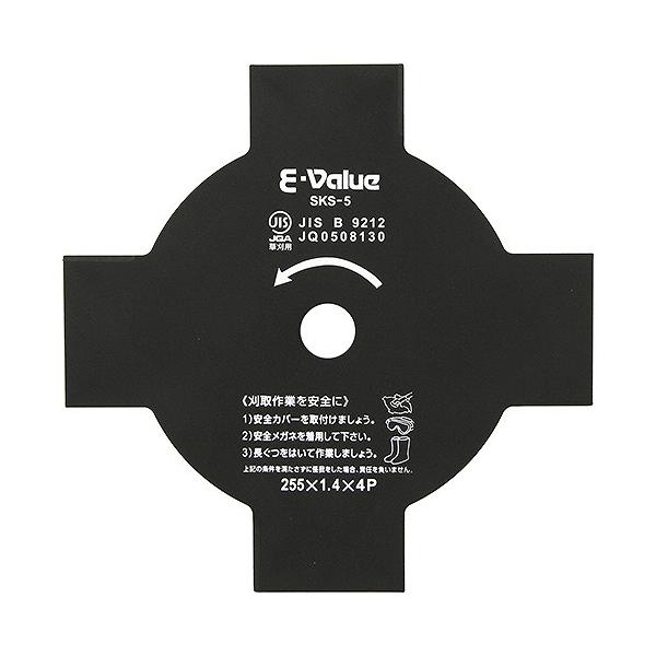 爆買 園芸用品 e刈払機用刈刃  255X4P [4977292641043] E-Valu 藤原産業