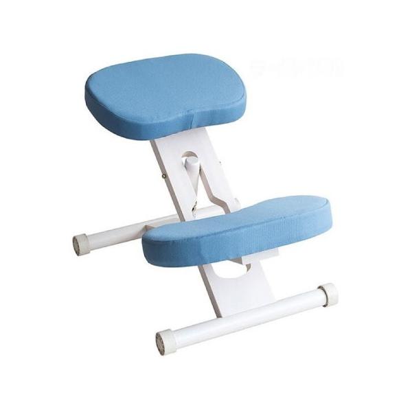 プロポーションチェア ホワイト脚ライトブルー 組立式 キャスター付き 補助クッション別売 [613088141] CH-N88W-WHLBL 宮武製作所 メーカー直送